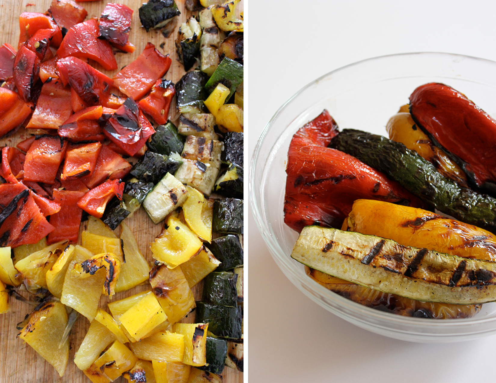 Quinoa with grilled vegetables