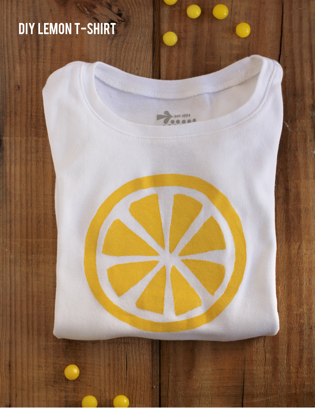 DIY – Kid's Lemon T-shirt