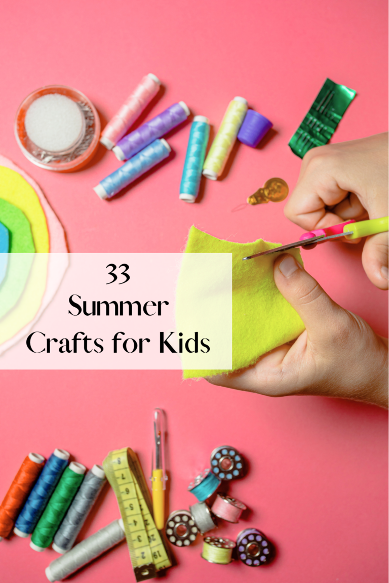 33 Summer Crafts for Kids - Fun and Easy Kid craft ideas - Alice and Lois